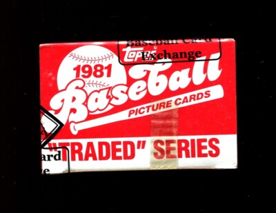 1981 Topps Traded Baseball Factory Set BBCE FASC From a Sealed Case | eBay