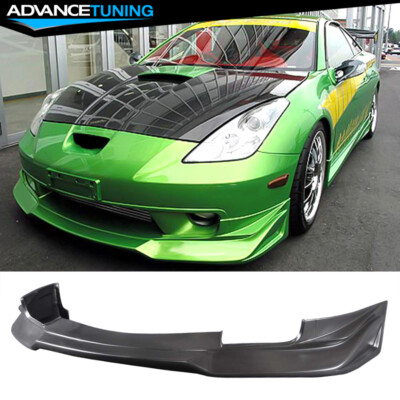 Fits 00-02 Toyota Celica 2DR JDM VIP Style Unpainted Front Bumper Lip ...