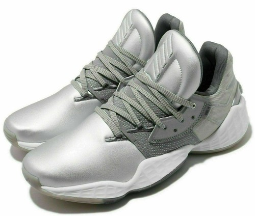 Adidas Harden Vol. 4 GCA Silver Green Yellow Basketball Shoes Kicks ...