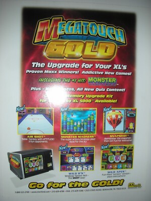 flyer de borne arcade: MEGATOUCH GOLD | eBay