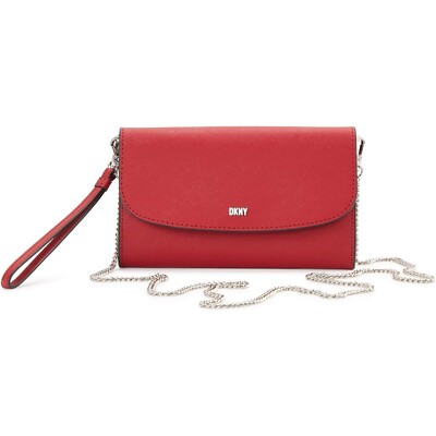 DKNY Women’s DKNY Phoenix Wallet on a Chain in Wallet Bright Red NWT | eBay