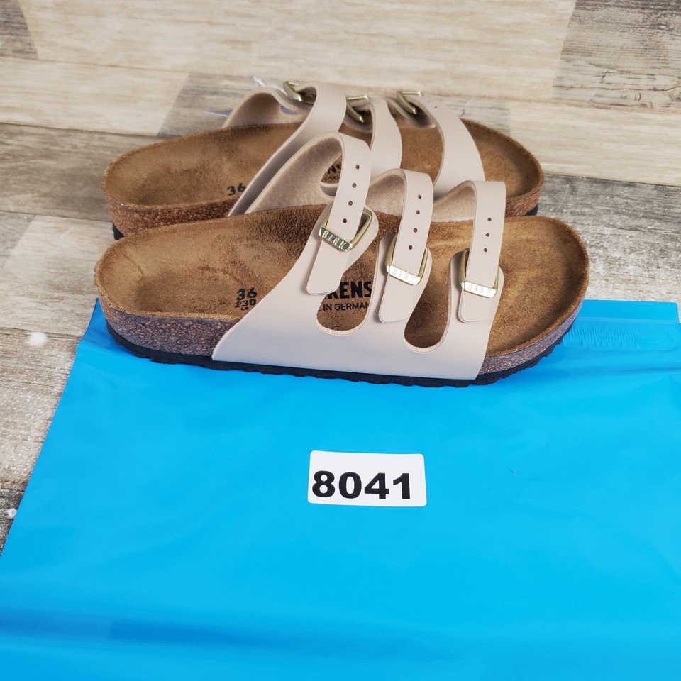 Birkenstock Florida Womens Slide Sandal 5 Sandcastle Birko-Flor ...