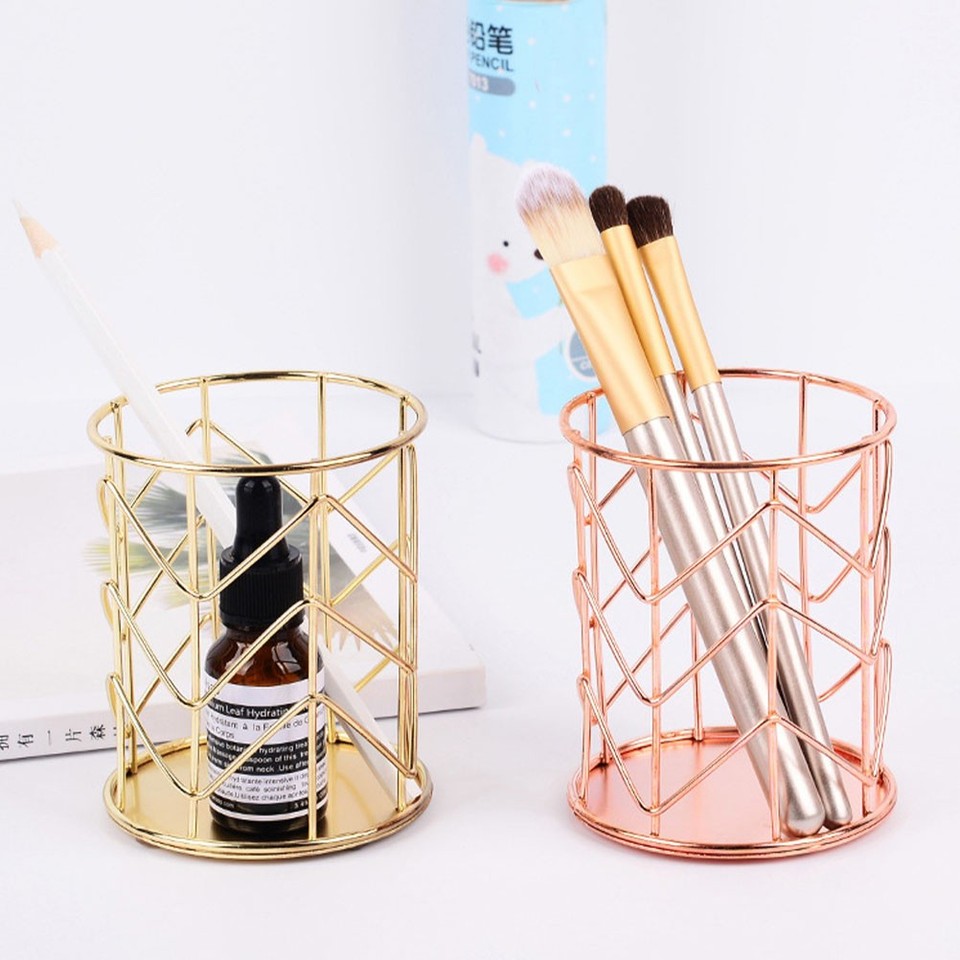 2 Pcs Vanity Organizer Pencil Holder Container Model Ornaments Makeup ...