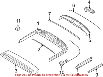 For Mini Genuine Convertible Top Stowage Compartment Trim Panel ...