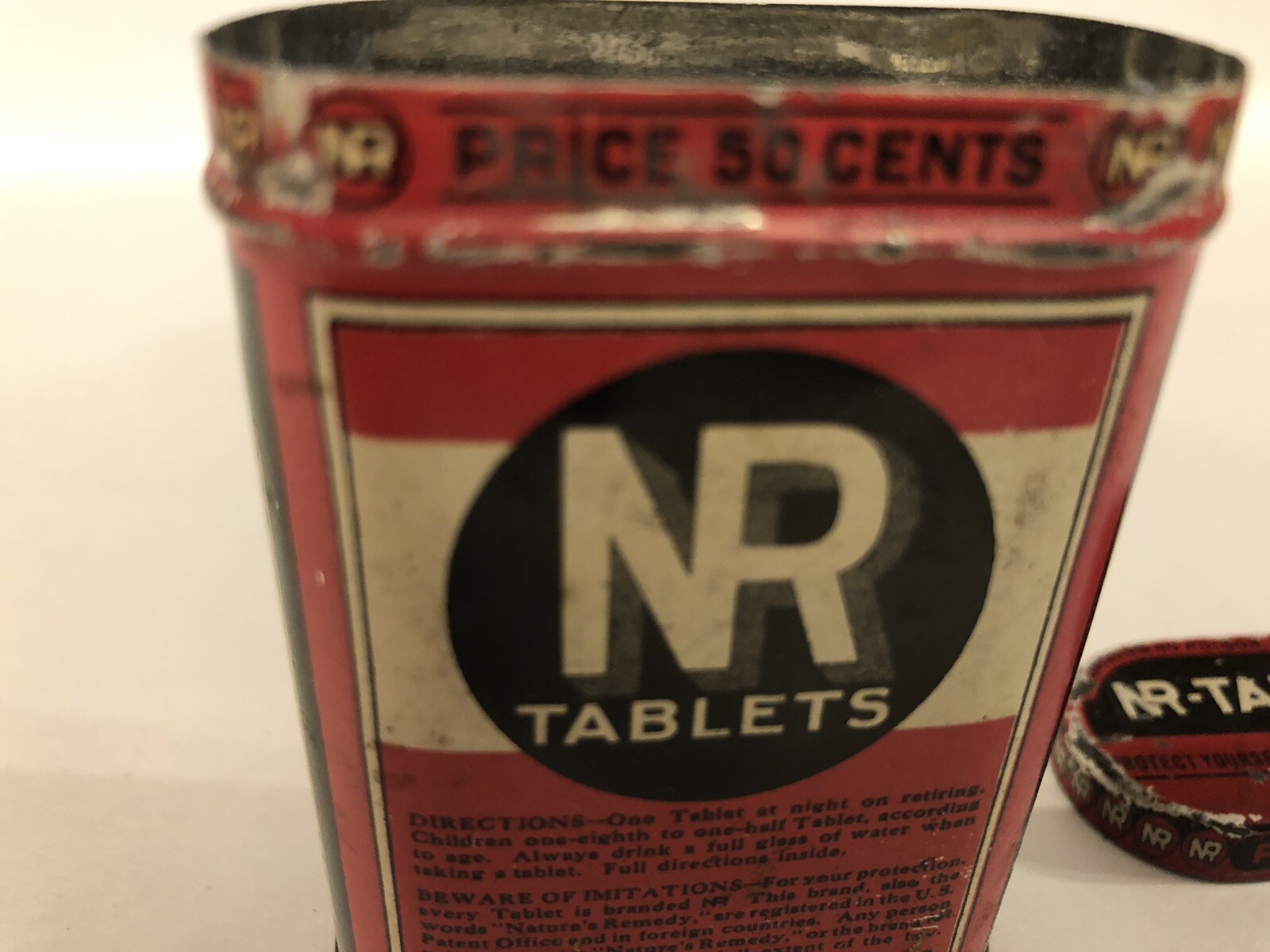Vintage Nature’s Remedy NR Tablets Tin. 60 Tablets. Collectible. Empty ...