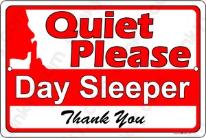 Quiet Please Sign 4
