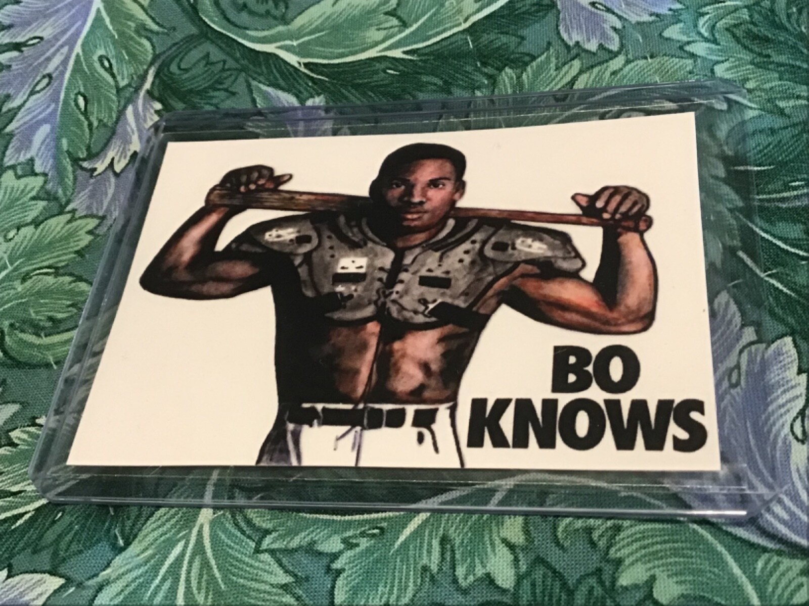 Custom Fantasy Art Card of Bo Jackson ”Bo Knows” - Free USA Mailing | eBay