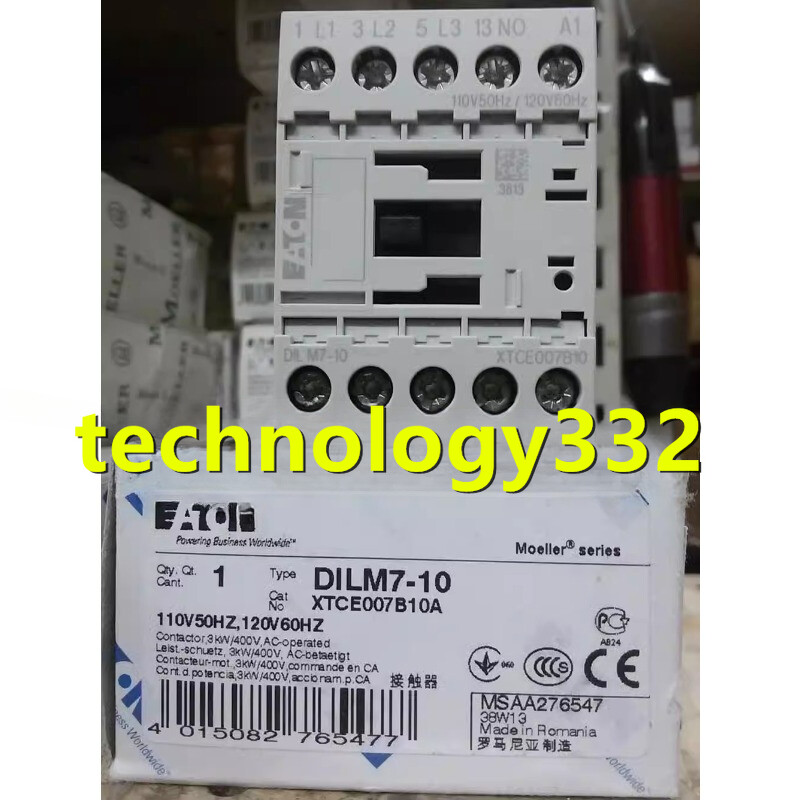 1PC NEW EATON MOELLER DILM7-10(110V50Hz,120V60Hz) contactor #MX | eBay