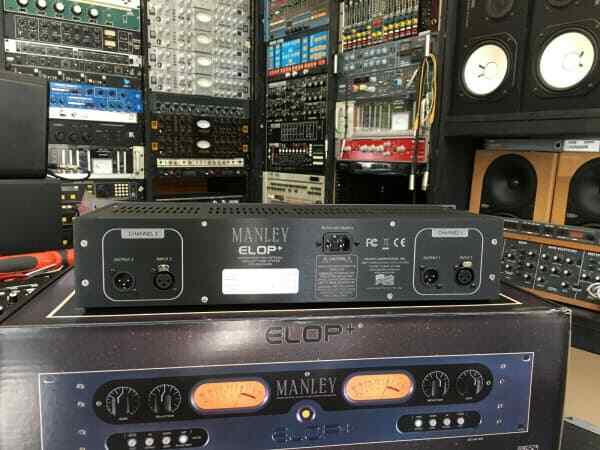 Manley ELOP + Stereo Limiter Compressor /2 Ch XLR in/out amp in box ...