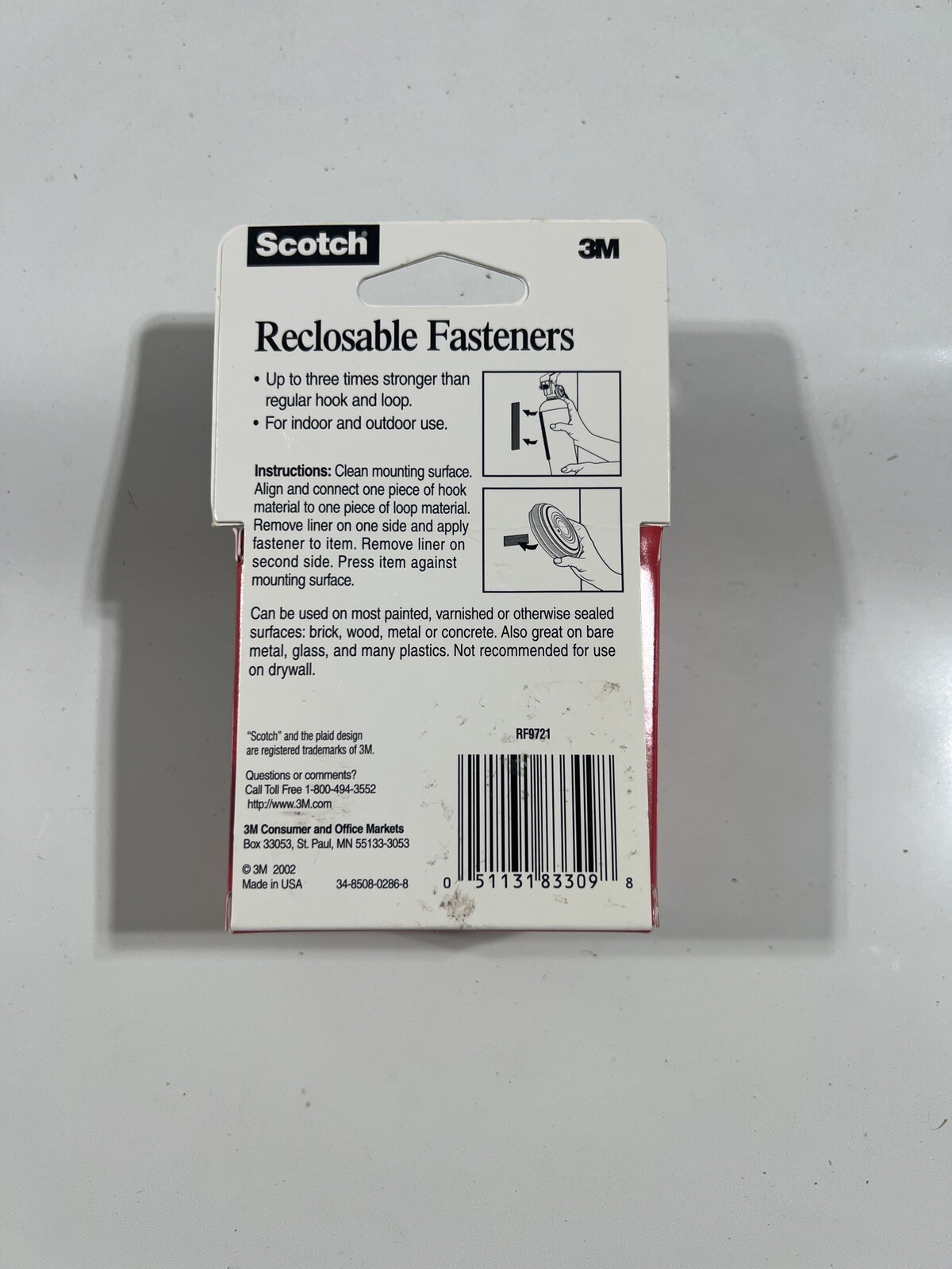 Scotch Reclosable Fasteners Ultra Strength 1in X 4ft Strips | eBay