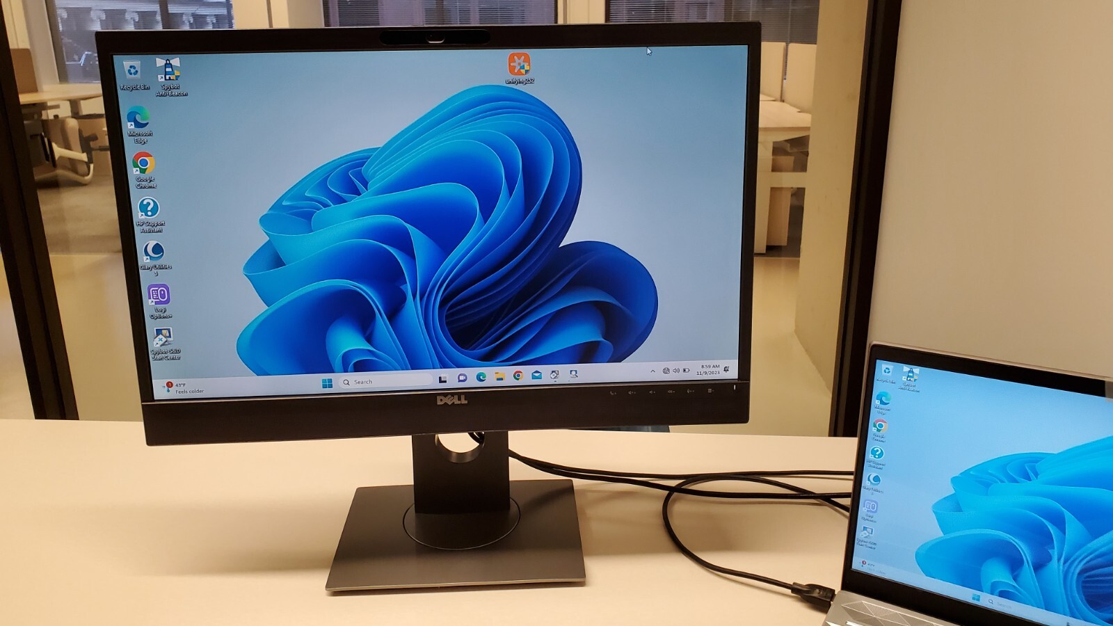 Dell P2418HZm - 24" Video Conferencing Monitor w/ Built in Speakers Mic ...