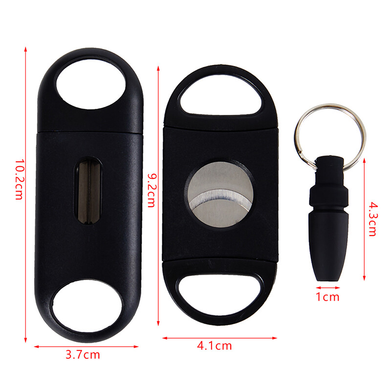 3Pcs/lot Plastic Cigar Cutter Pocket Zigarren Double Blades Smoking ...