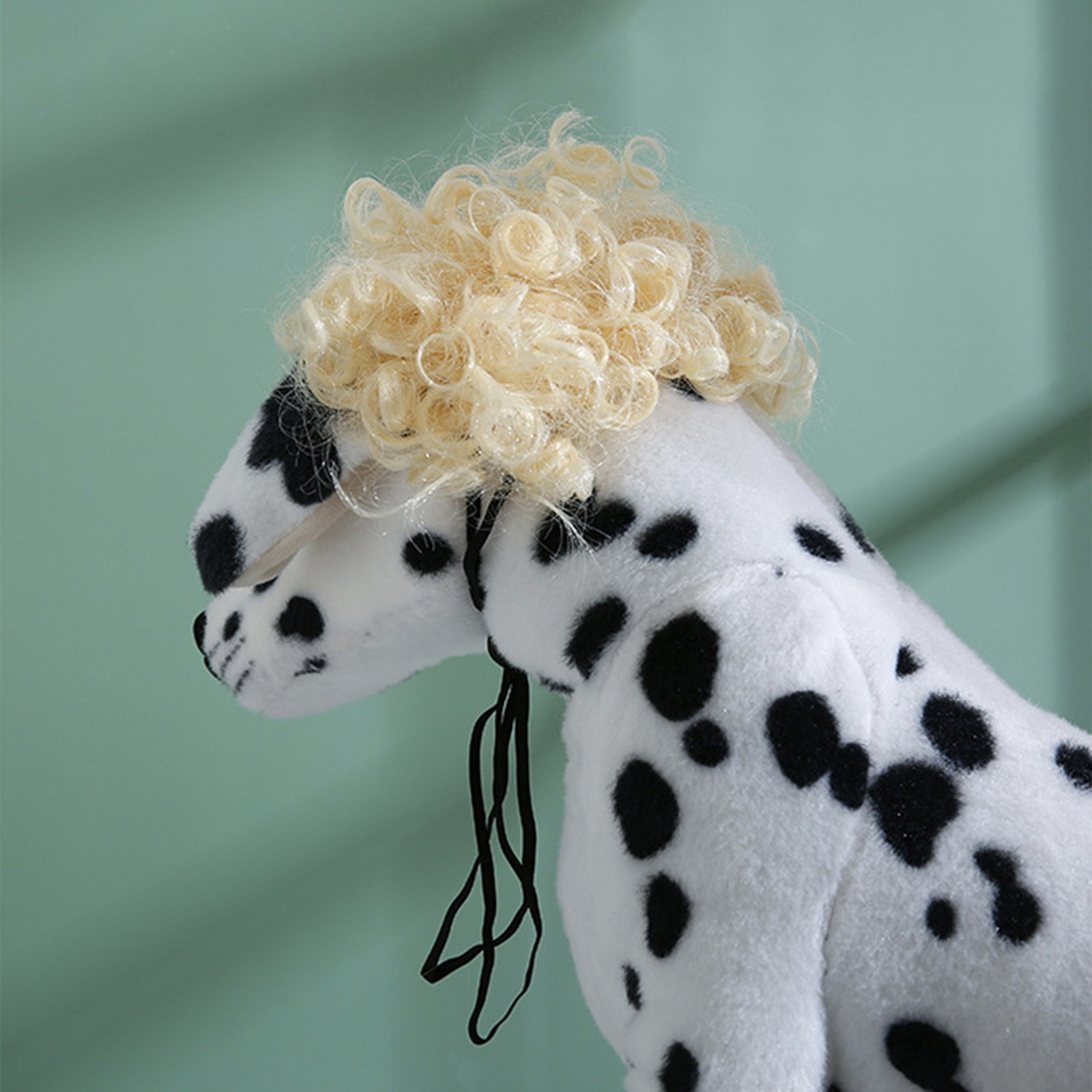 Dog Wig for Events with Elastic Band Vibrant Comfortable Halloween Pet ...