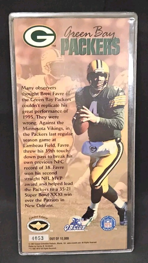 Green Bay Packers NFL Commemorative Ticket VS Minnesota Vikings | eBay