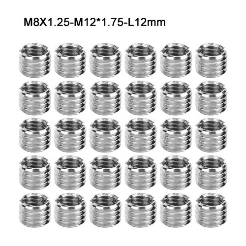 Wide Applications M8X1 25 to M12X1 75 Threaded Insert for Various ...