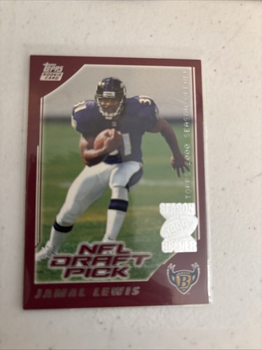 2000 Topps Season Opener Jamal Lewis Rookie Card #210 Baltimore Ravens ...