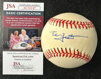 Ed Yost Single Signed Baseball w/ JSA Certificate of Authenticity CM 56 ...