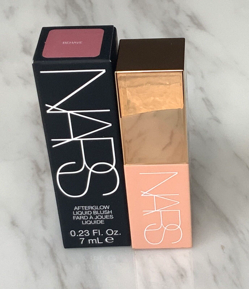 NARS Afterglow Liquid Blush - BEHAVE - Pink- 0.23oz/7mL - Full Size ...