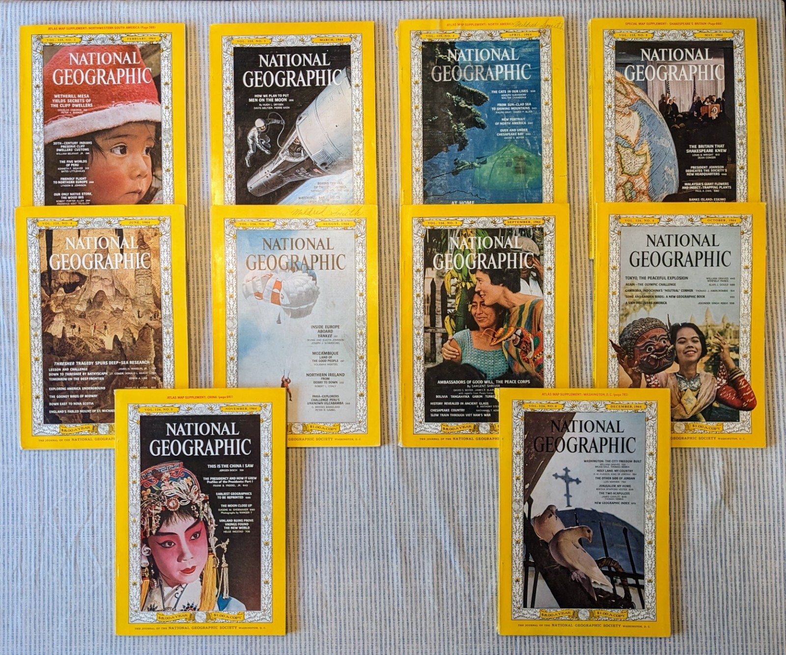 Vintage National Geographic Magazines 1956-1975 - Pick the Year & Month ...