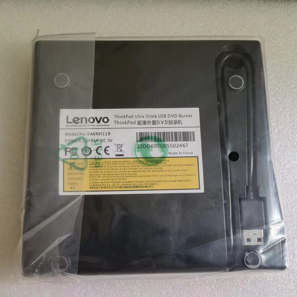 Genuine Lenovo ThinkPad External DVD-RW Drive USB 3.0 Optical Burner ...