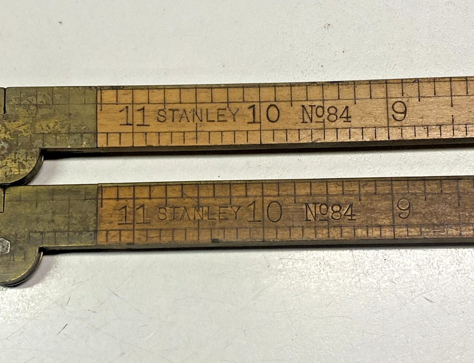 Lot: Stanley No. 70 & two No. 84 Rule Folding Rulers | eBay