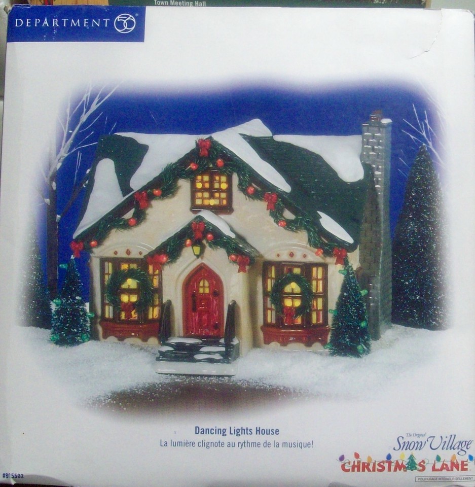 Dept 56 SV Dancing Lights House #805502 Free Shipping See Description ...