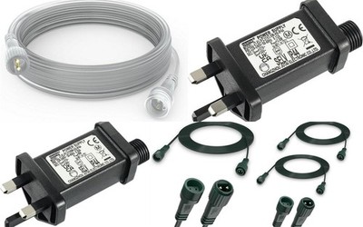 Transformer Plug 2Pin LED Connector Extension Cable Waterproof Outdoor ...