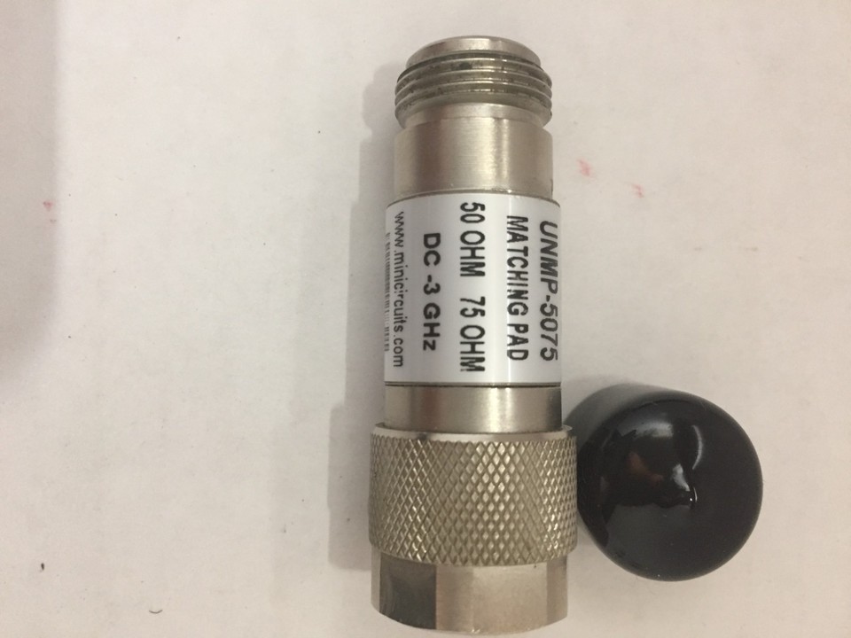 Mini Circuits Matching Pad 50 ohm to 75 ohm, N type | eBay