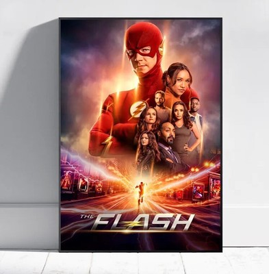 The Flash Poster, Barry Allen Wall Art, Rolled Print, TV Series Poster ...