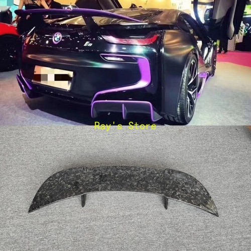 Real Forge Carbon Fiber Rear Trunk Spoiler Wing Lip For BMW i8 Coupe TC ...