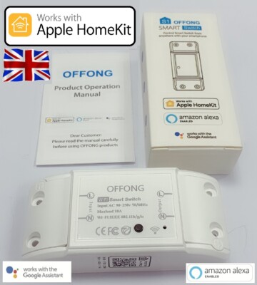 OFFONG Smart Switch Working with Apple Homekit, Siri, Alexa, Google ...