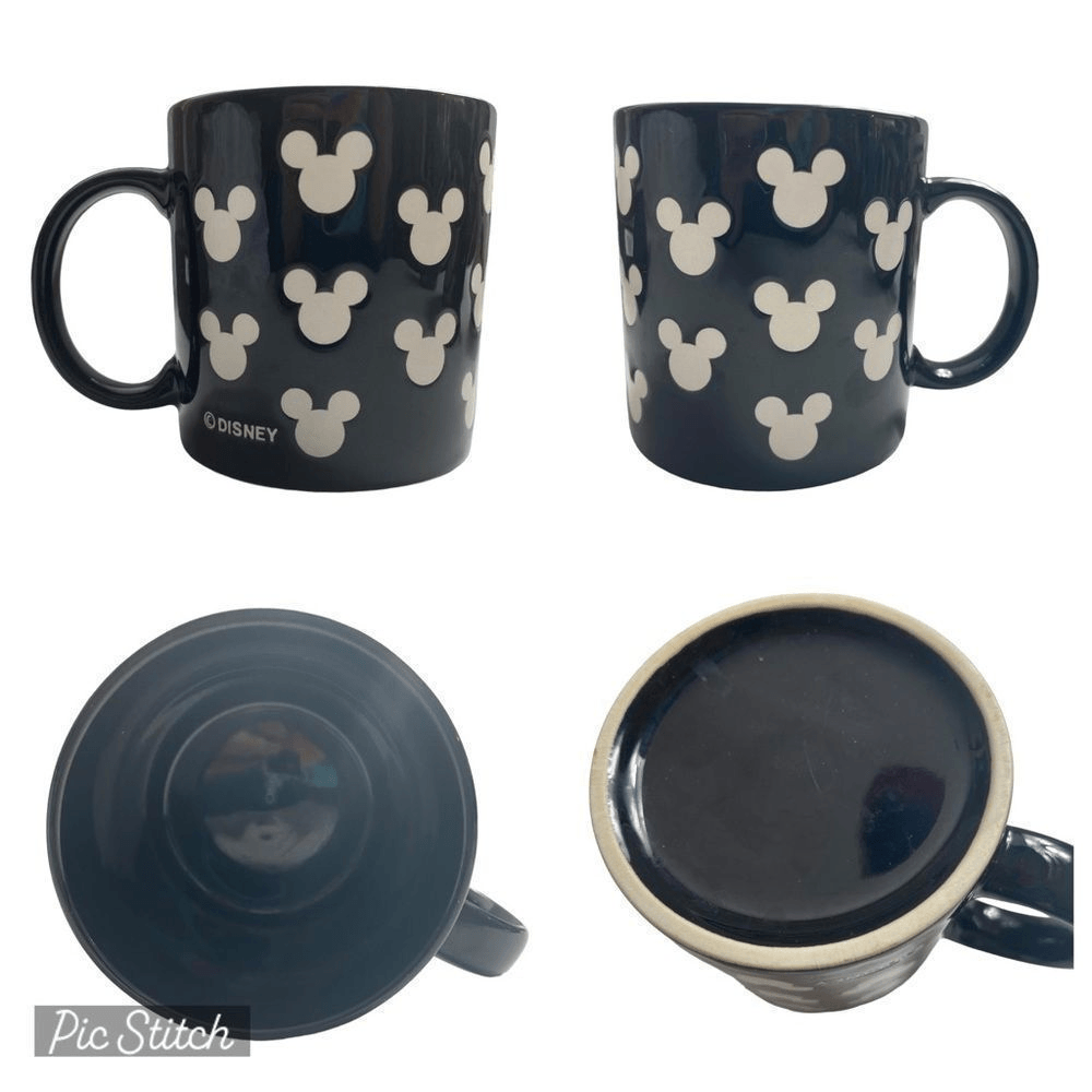 Disney Set of 4 Mickey Mouse Ceramic Coffee Tea Mugs Cups | eBay UK