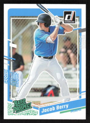 2023 Donruss Jacob Berry #52 Baseball Florida Marlins RP | eBay
