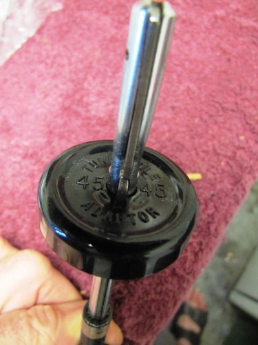 For Record Changers SLOTTED ADAPTER PUCK 45 RPM Singles 7" Voice of ...