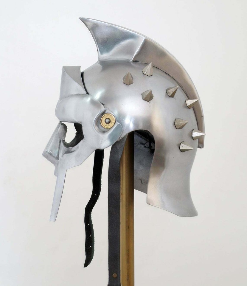 Maximus Gladiator Helmet Reproduction Roman16 inc Helmets for Christmas ...
