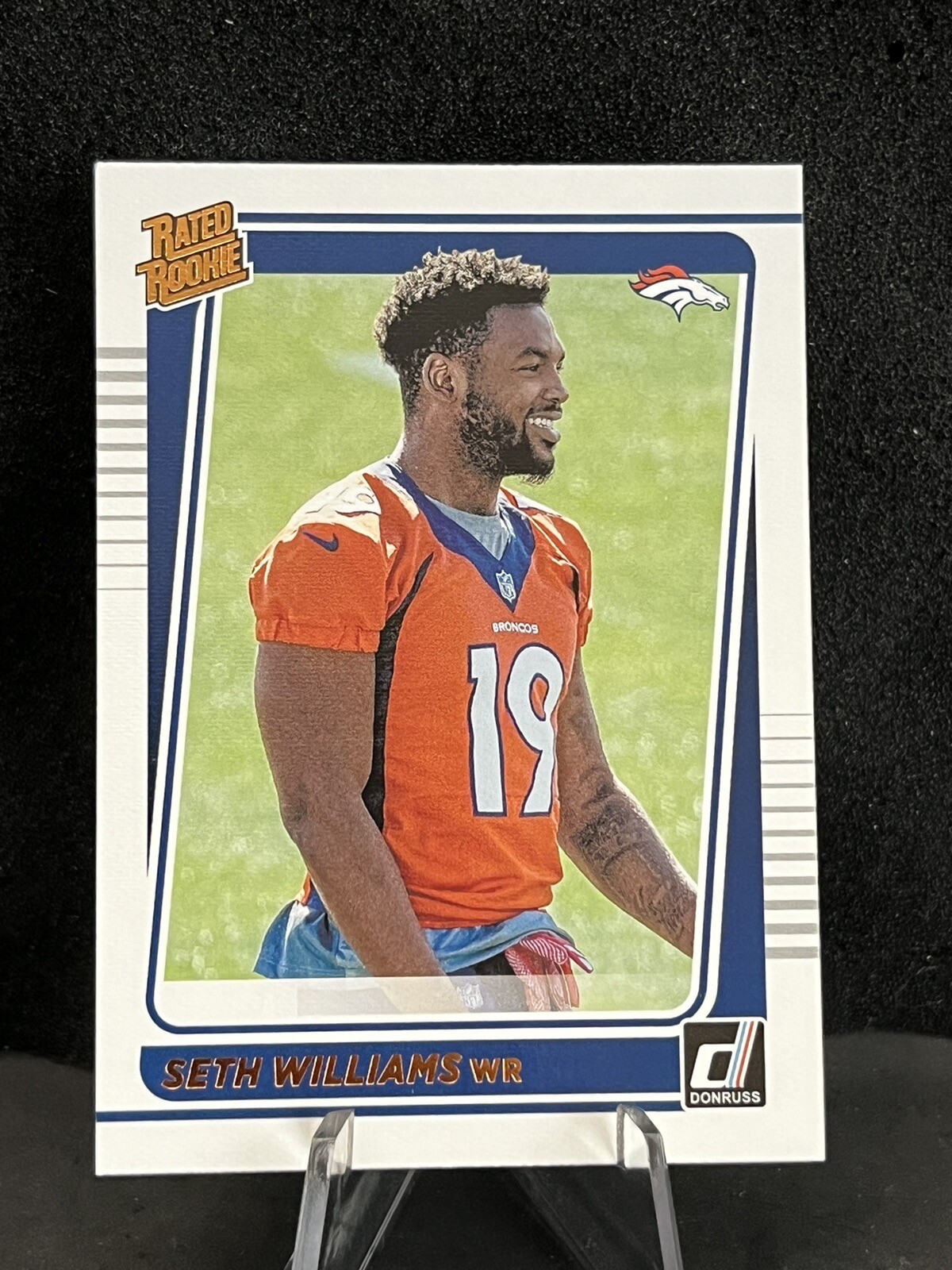 2021 Donruss Seth Williams Canvas Portrait RATED ROOKIE #299 Broncos | eBay