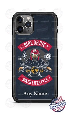 Ride or Die Motorcycle Biker Personalized Phone Case For iPhone Samsung ...