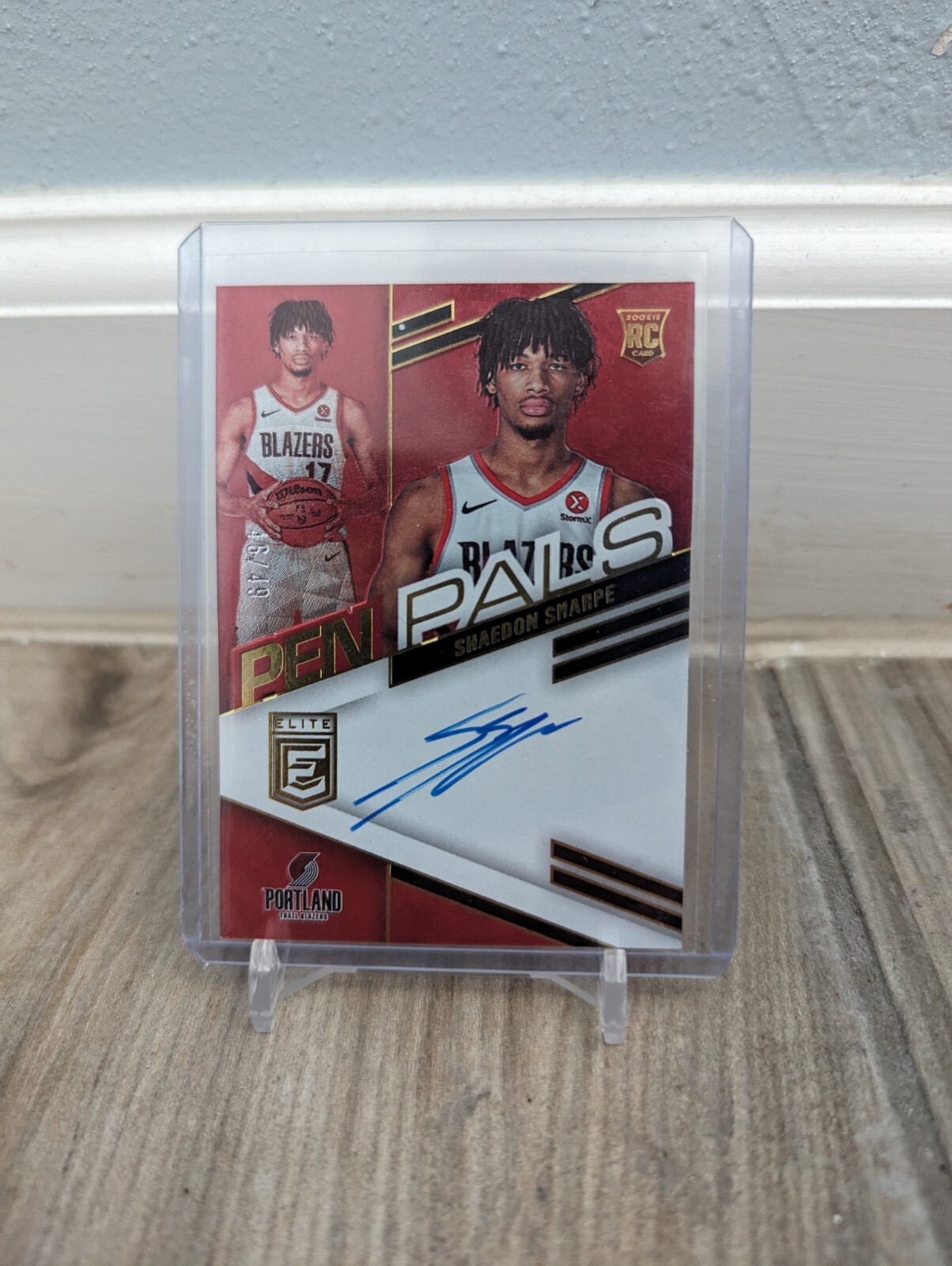 Shaedon Sharpe 2022 Elite #PP-SHS Pen Pals - Red /49 Price Guide ...