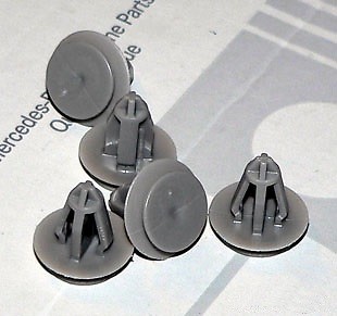 Genuine MERCEDES A124 C124 Expansion Rivet 5 Pcs Panel Mounting ...