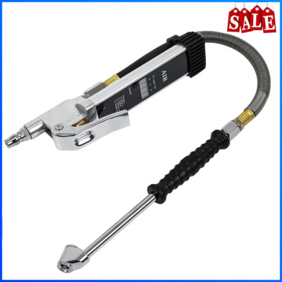 Heavy Duty Professional Air Line guage Tyre Inflator Pump & Pressure ...
