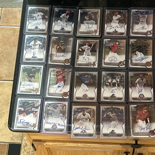 35 Card MLB Bowman Chrome 1st Autograph Lot | eBay