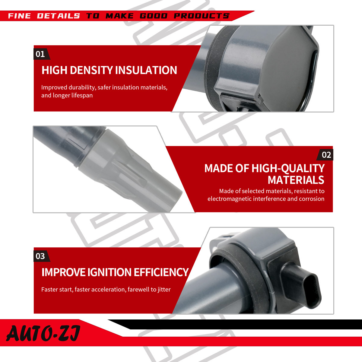 set of 6 Ignition Coil OEM For 06-10 Chrysler Dodge 2.7L 3.5L 4.0L ...