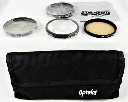 Opteka Filter Kit 58 MM Camera Photography Set of 4 With Case Vintage ...