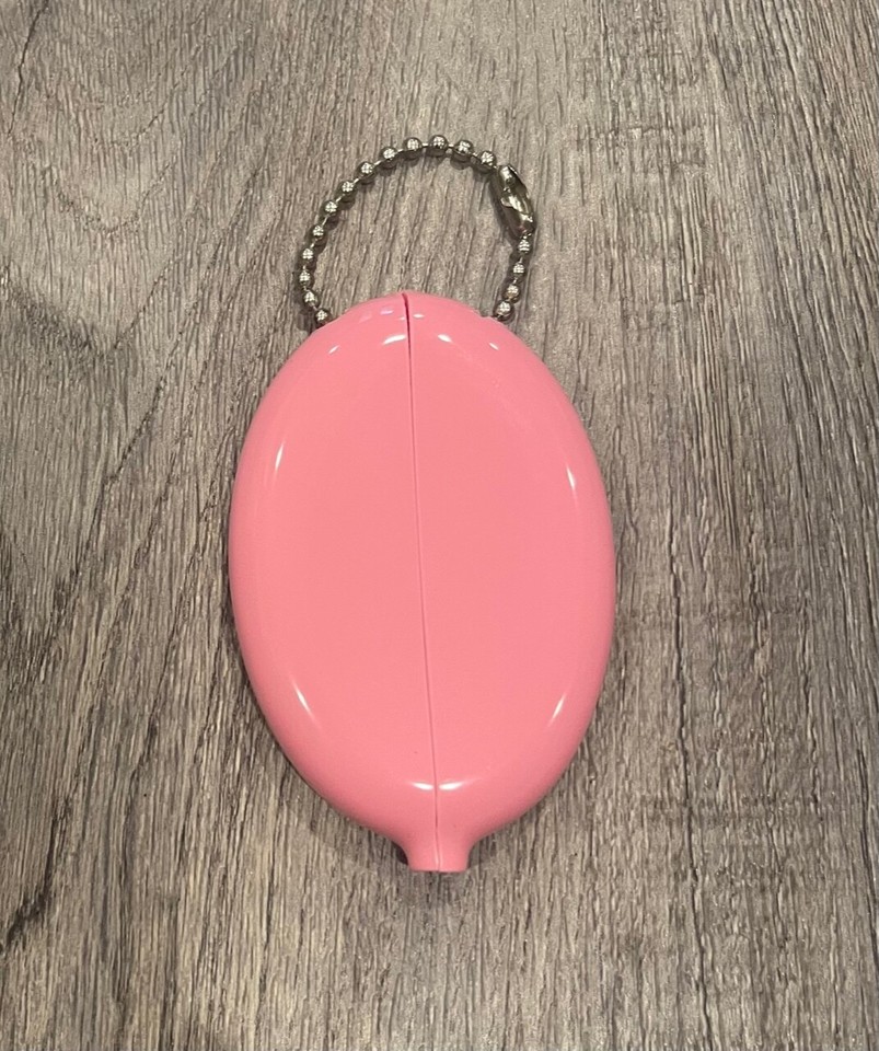 5 RUBBER SQUEEZE OVAL COIN PURSE MENS WOMENS MONEY HOLDER WALLET - Made ...