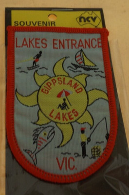 SOUVENIR PATCHES LAKES ENTRANCE VIC | eBay