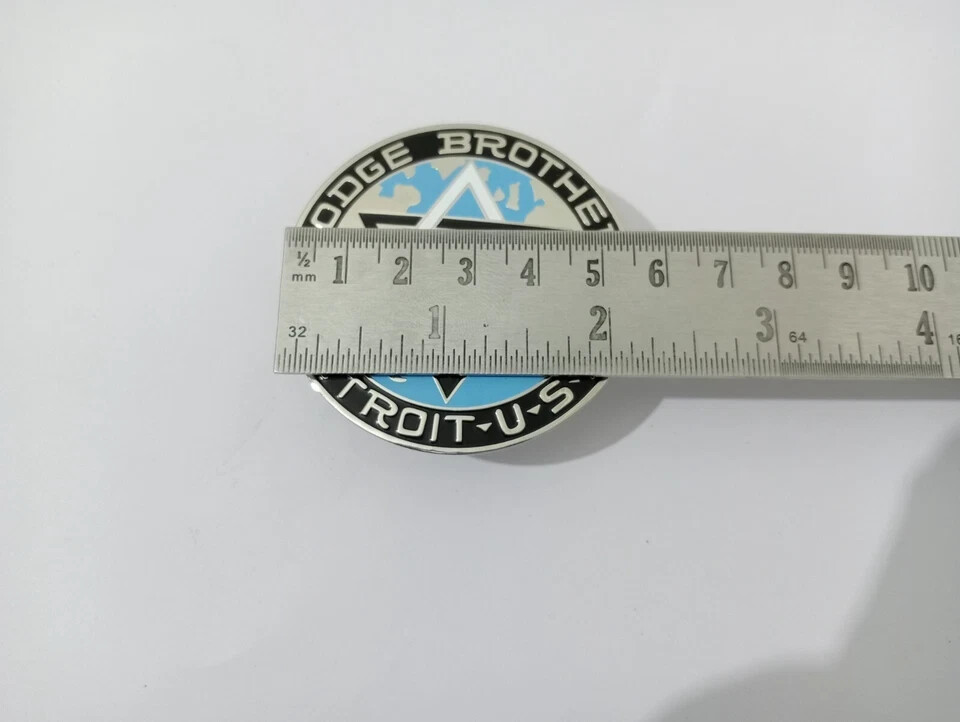 Radiator Front Badge Emblem Small Early Dodge Brothers Brass Enamel ...