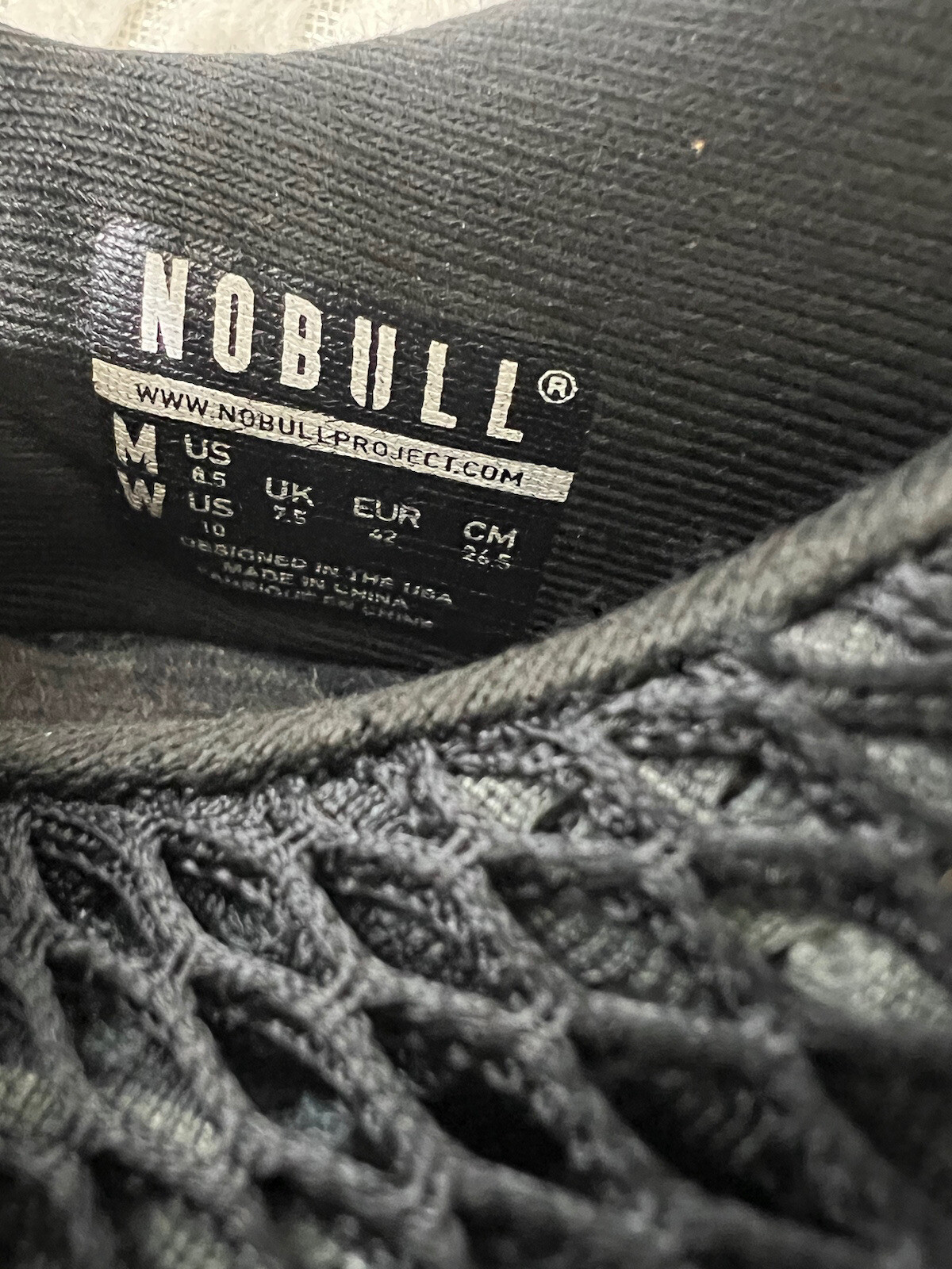 NoBull Night Camo Black Mesh Runner Running Shoes Men… - Gem