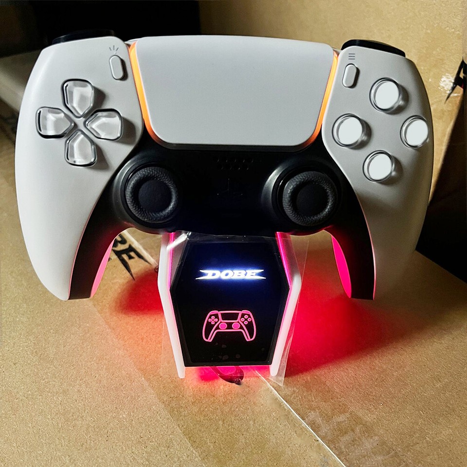 For PS5 Controller Charging Dock with RGB Light for PS5 Wireless ...