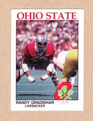 Randy Gradishar 1988 Kroger TV 10 Ohio State Buckeyes FB card | eBay