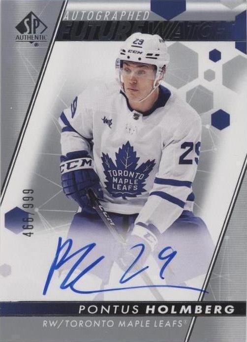 2022-23 SP Authentic - Autographed Future Watch Pontus Holmberg #165 / ...
